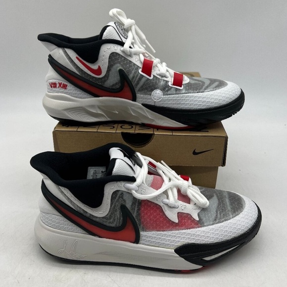 Nike | Shoes | Nike Kyrie 8 Go Gs White University Red Td New In Boxnwt ...